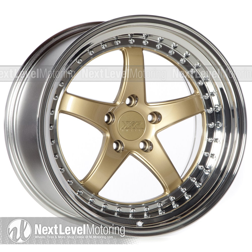 XXR Wheels: 565 18x10.5 5x114.3 Hyper Gold Rims et20