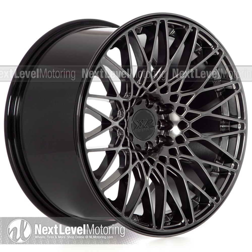 XXR Wheels: 553 17x9.25 5x100|5x114.3 Chromium Black Rims et36