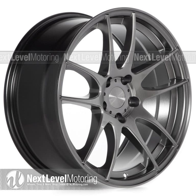 AVID.1 Wheels: AV-32 18x8.5 5x114.3 Hyper Black Rims et35