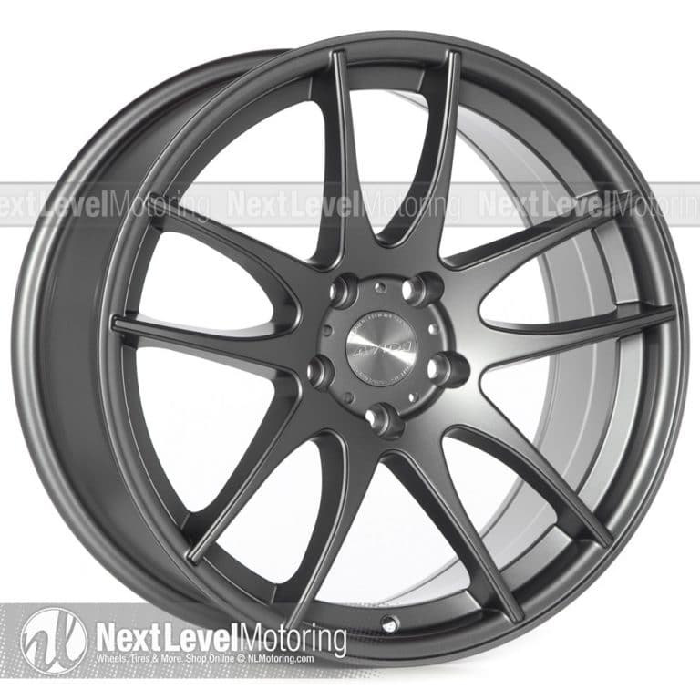 AVID.1 Wheels: AV-32 18x8.5 5x114.3 Gun Metal Rims et35