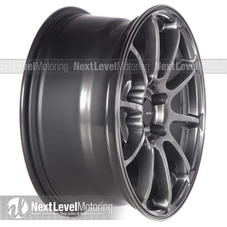 AVID.1 Wheels: AV-27 17x8 5x114.3 Hyper Black Rims et35