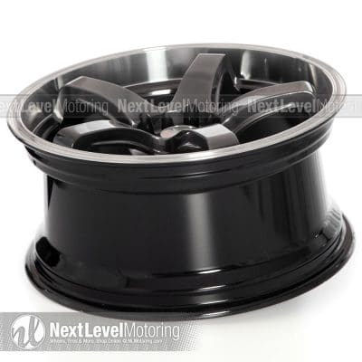 XXR Wheels: 555 18x8.5 5x100|5x114.3 Chromium Black Rims et35
