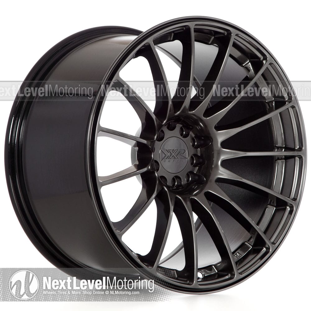 XXR Wheels: 550 18x9.75 5x100|5x114.3 Chromium Black Rims et19