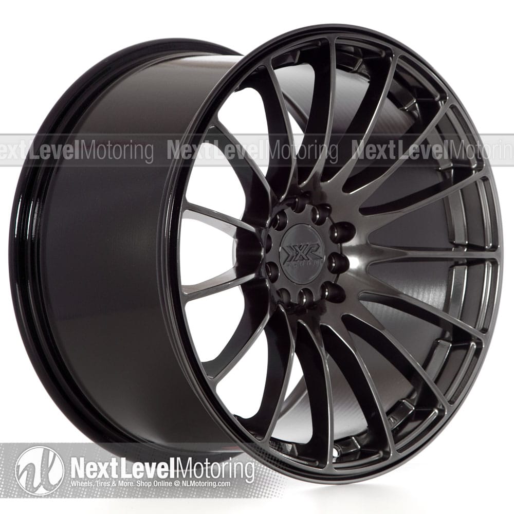 XXR Wheels: 550 18x9.75 5x100|5x114.3 Chromium Black Rims et36