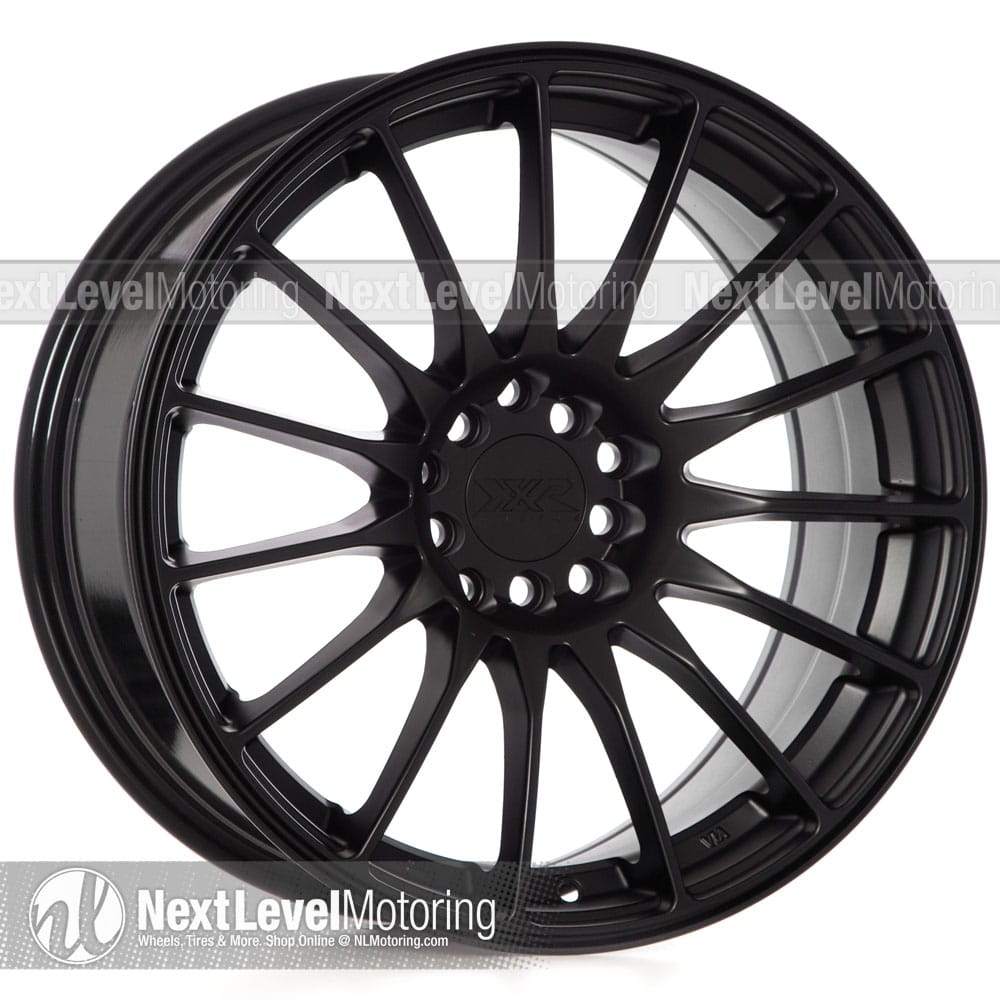 XXR Wheels: 550 17x8.25 5x100|5x114.3 Flat Black Rims et19