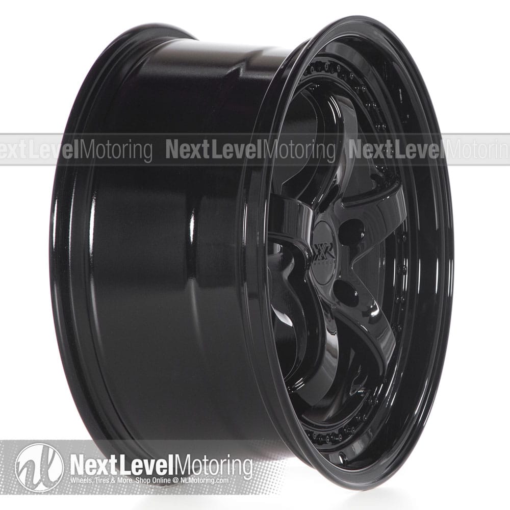 XXR Wheels: 565 18x8.5 5x114.3 Gloss Black Rims et35