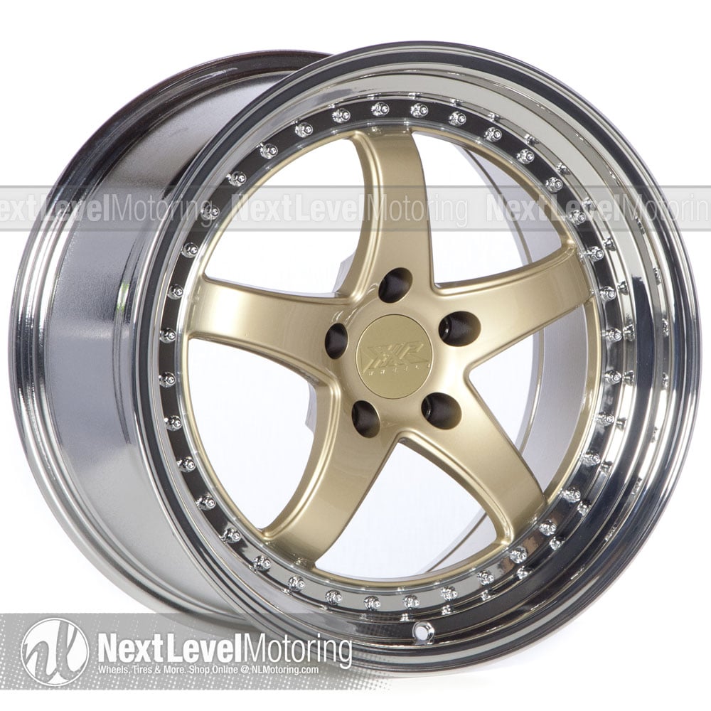 XXR Wheels: 565 18x9.5 5x114.3 Hyper Gold Rims et38