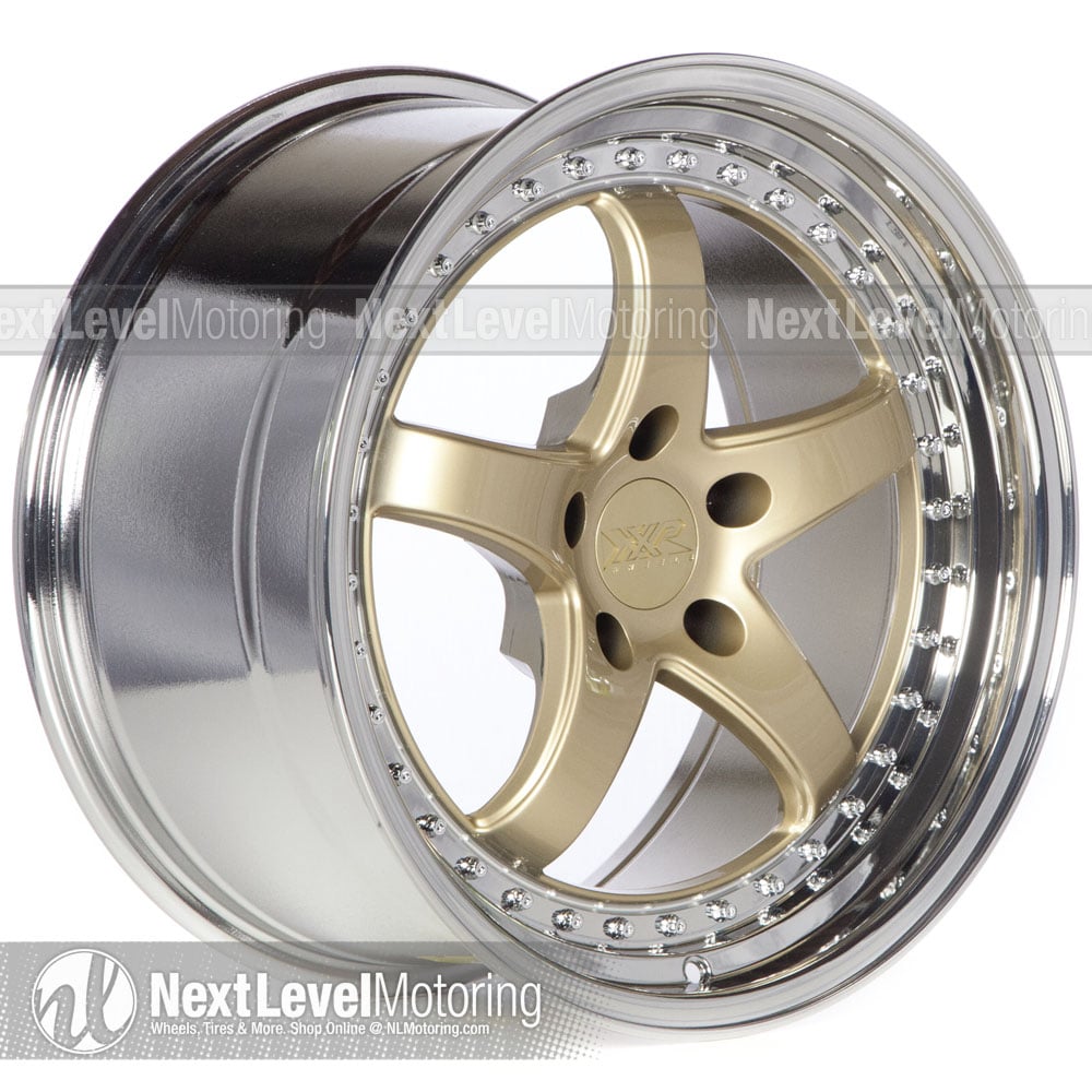 XXR Wheels: 565 18x9.5 5x114.3 Hyper Gold Rims et38