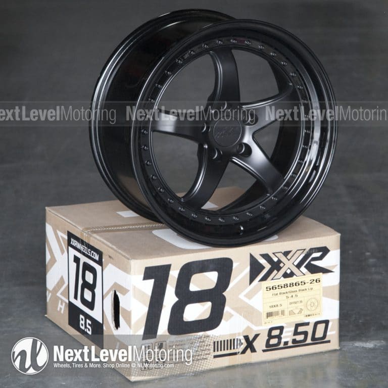 XXR Wheels: 565 18x8.5 5x108 Flat Black Rims et35