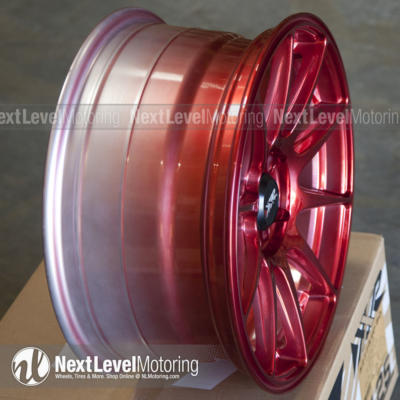XXR Wheels: 527 17x8.25 5x100|5x114.3 Candy Red Rims et35