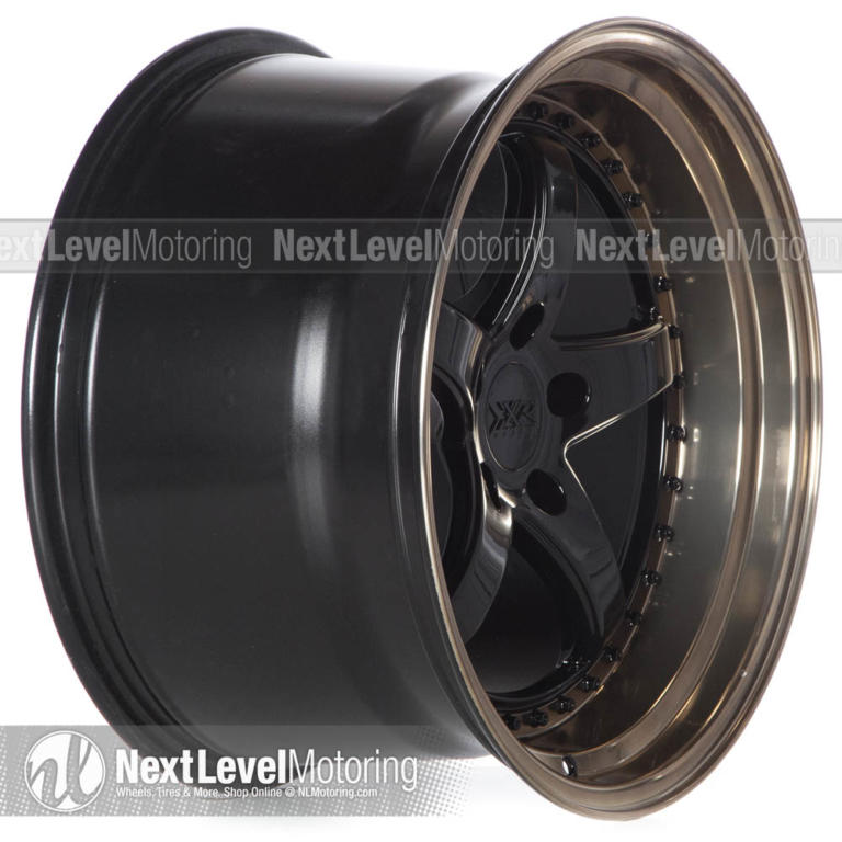 XXR Wheels: 565 18x9.5 5x114.3 Black/Bronze Rims et38