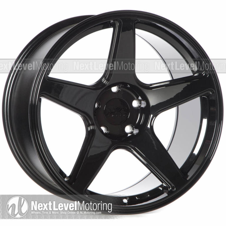 XXR Wheels: 575 18x8.5 5x112 Black Rims et35