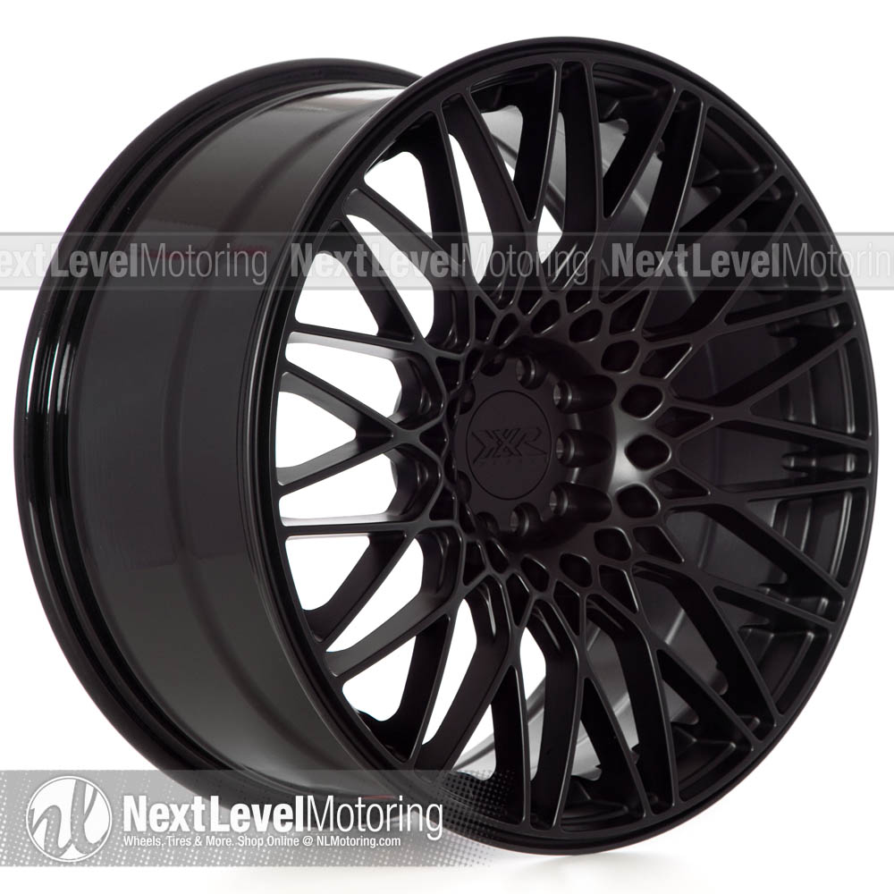 XXR Wheels: 553 18x8.75 5x100|5x114.3 Chromium Black Rims et36