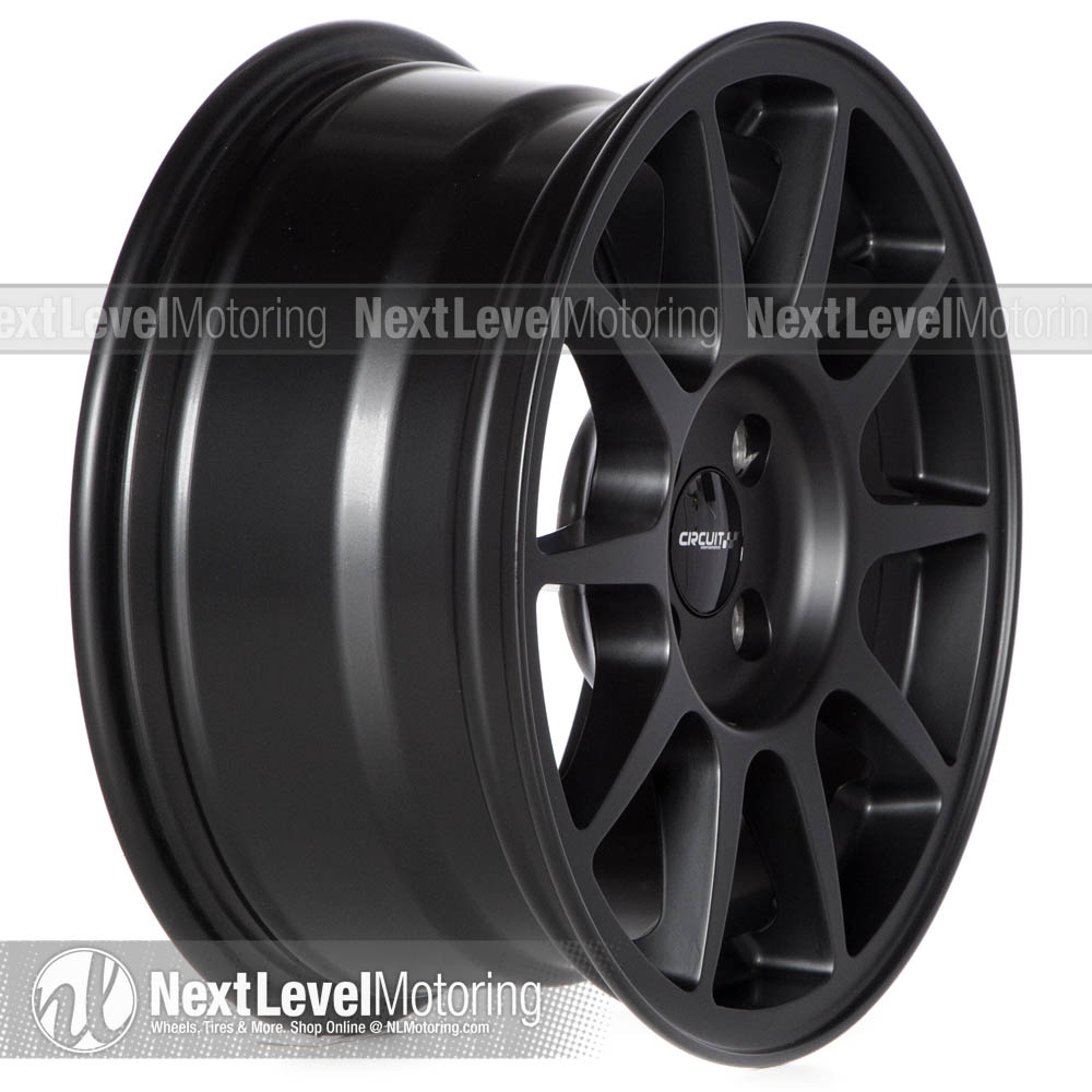 Circuit Performance Wheels: CP23 15x7 4x100 Flat Black Rims et35