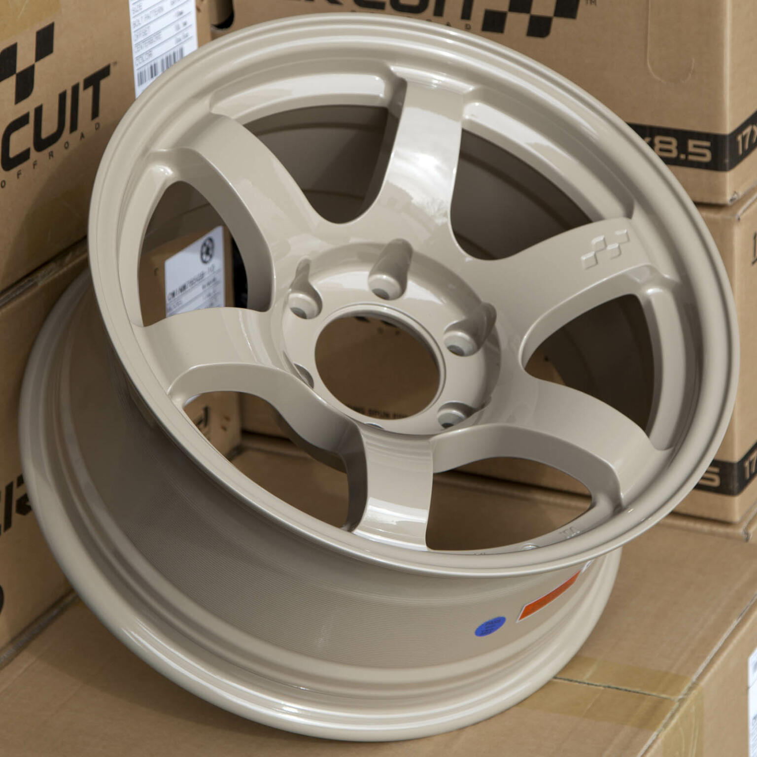 Circuit Offroad Wheels: Steller 17x8.5 6x139.7 Gloss Khaki Rims et-10