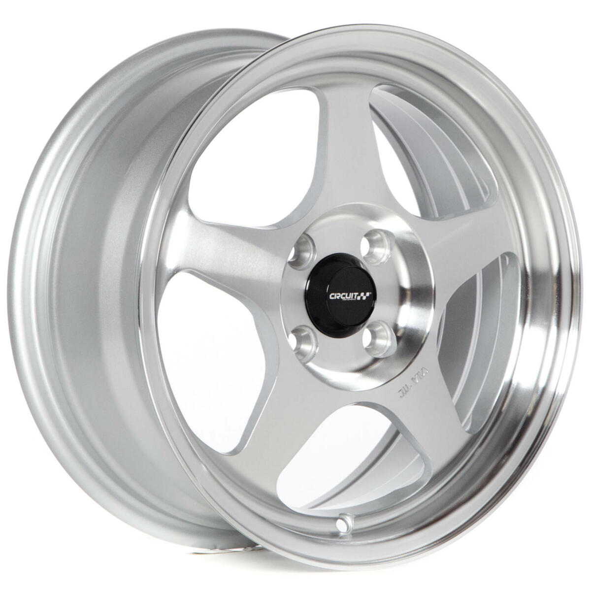 Circuit Performance Wheels: CP22 15x6.5 4x100 Gloss White Rims et35