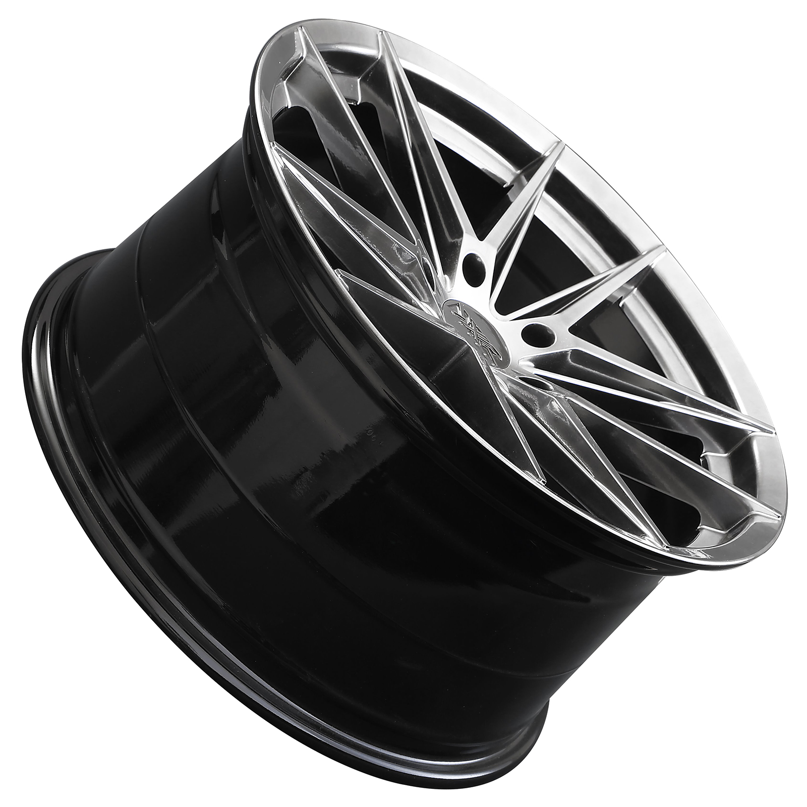 XXR Wheels: 577 18x8.5 5x108 Chromium Black Rims et35