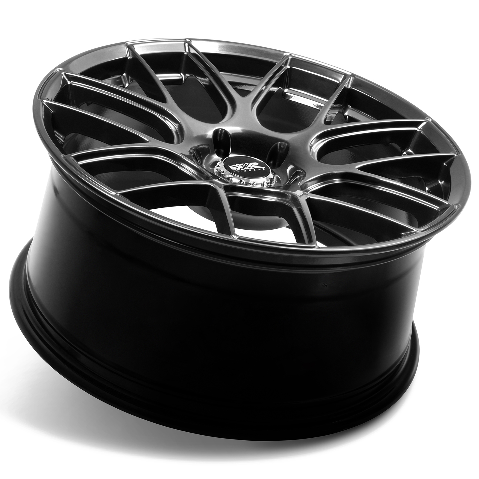 XXR Wheels: 580 19x9 5x114.3 Chromium Black Rims et35