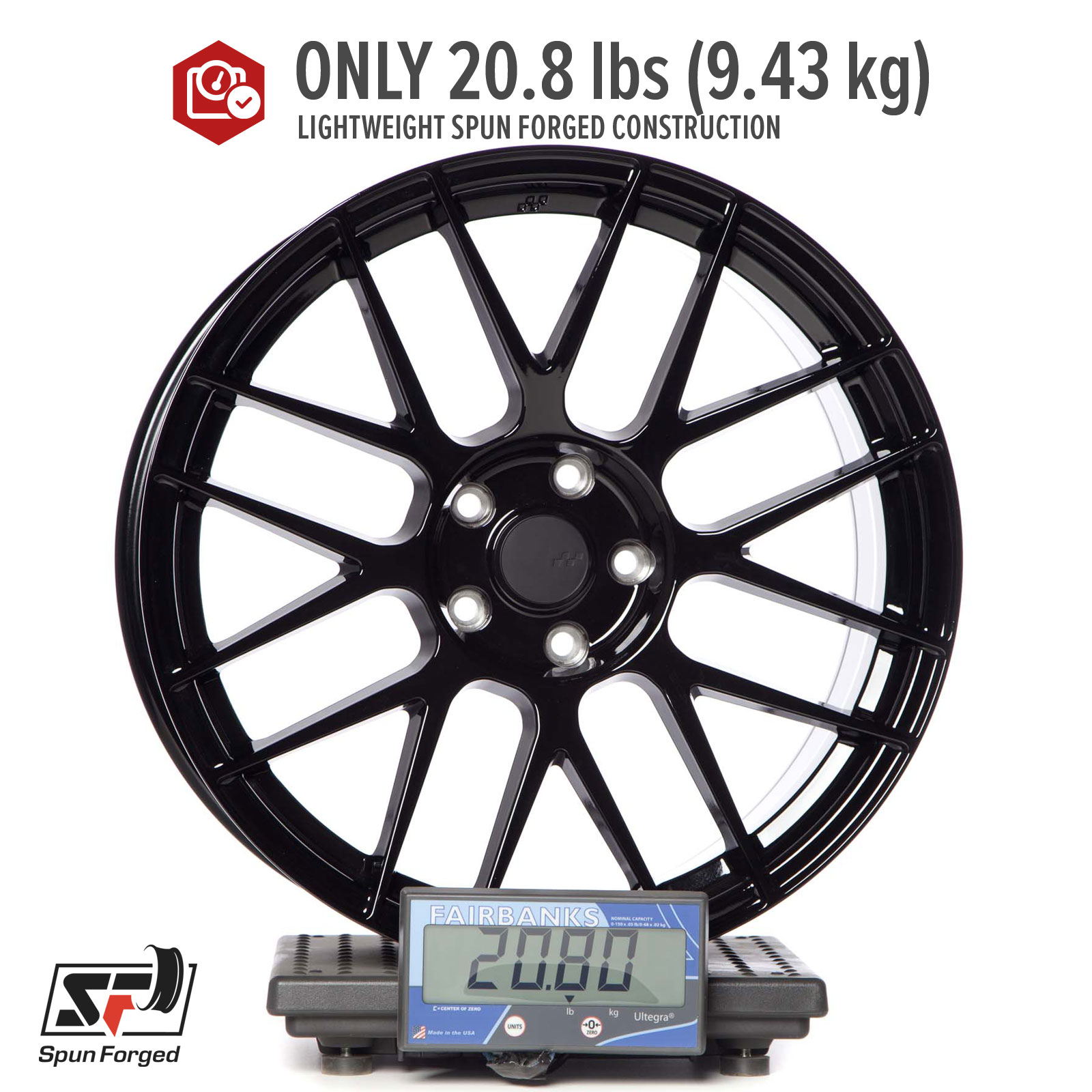 Circuit Performance Wheels: CP31 18x8 5x114.3 Full Gloss Black Rims et40