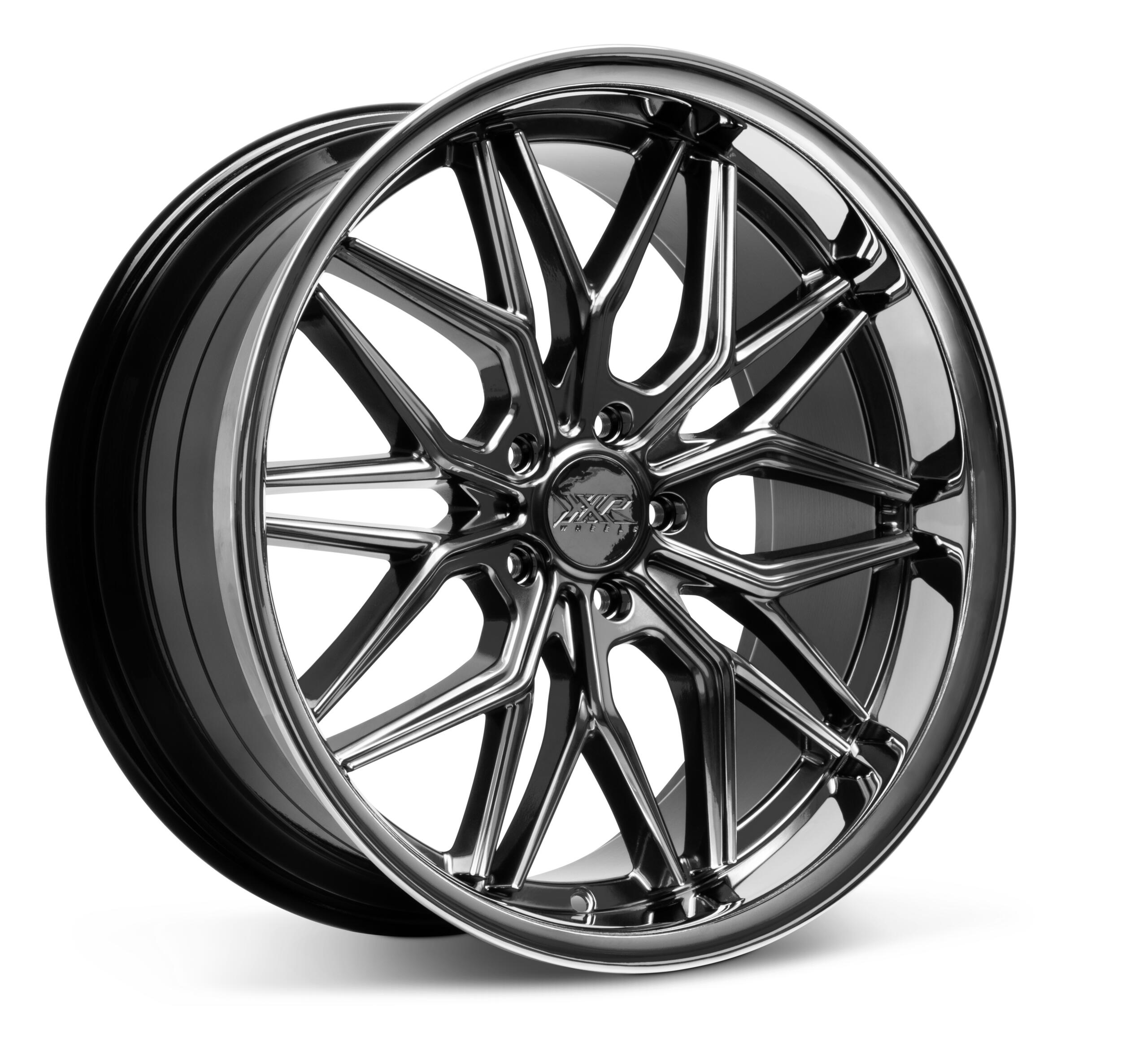 XXR Wheels: 586 20x9.5 Chromium Black Rims et35 - 586096553